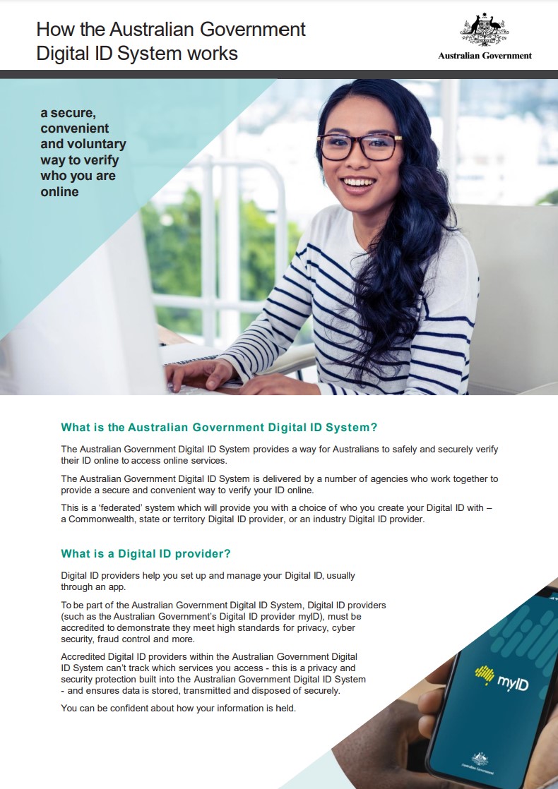 Digital ID Factsheets | Digital ID System